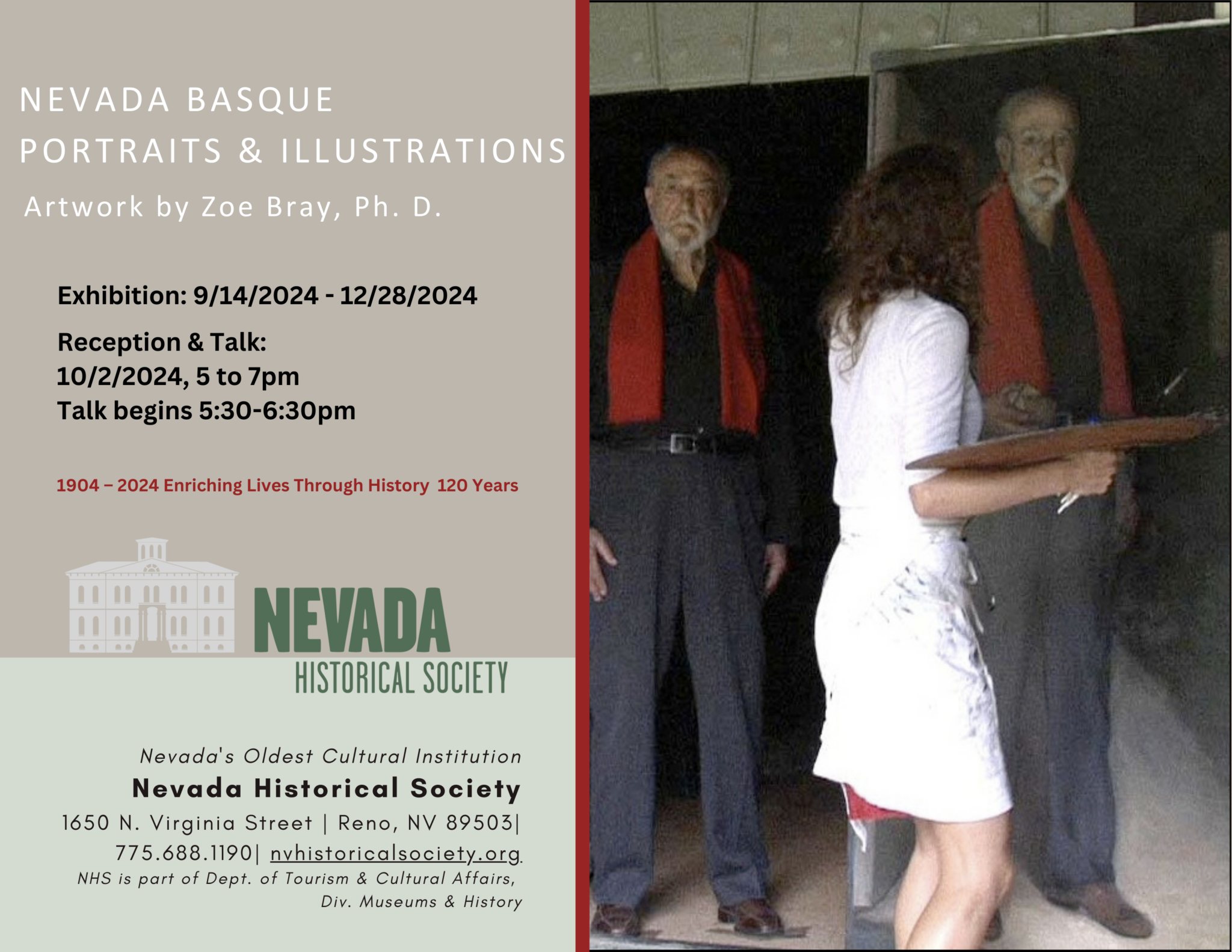 Nevada Basque Portraits & Illustrations Exhibition | Nevada Historical ...