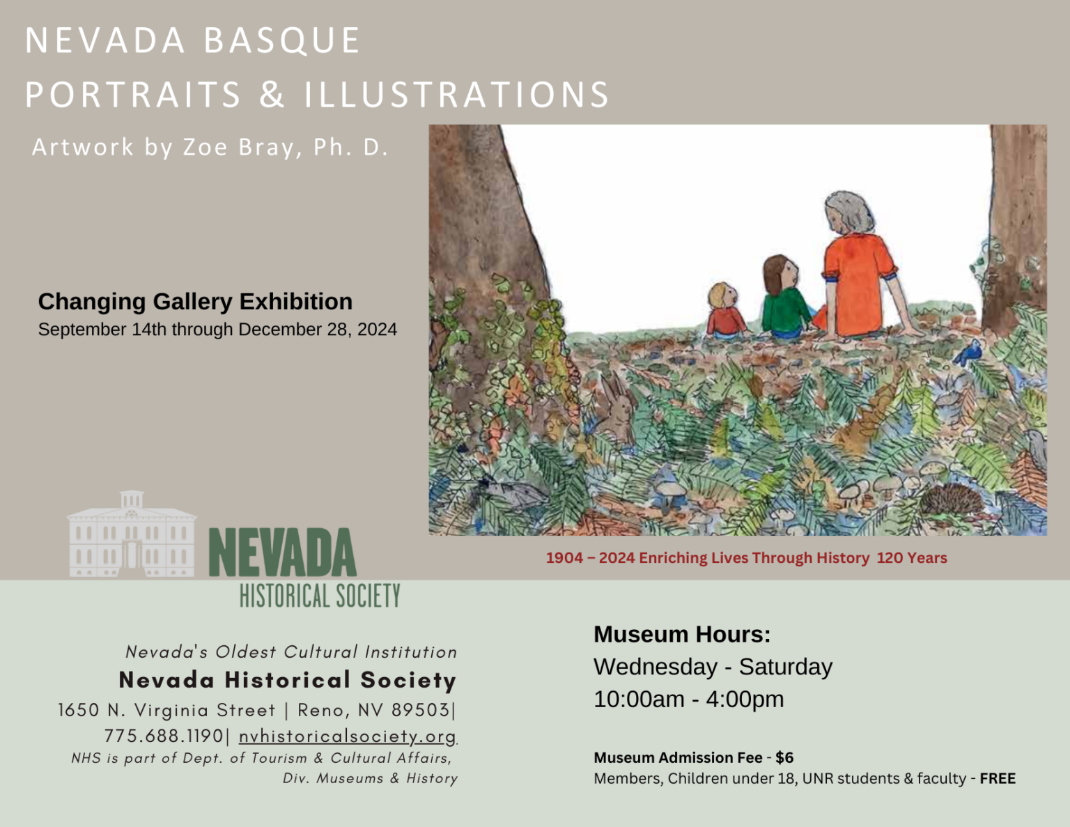 Nevada Basque Portraits & Illustrations Exhibition | Nevada Historical ...